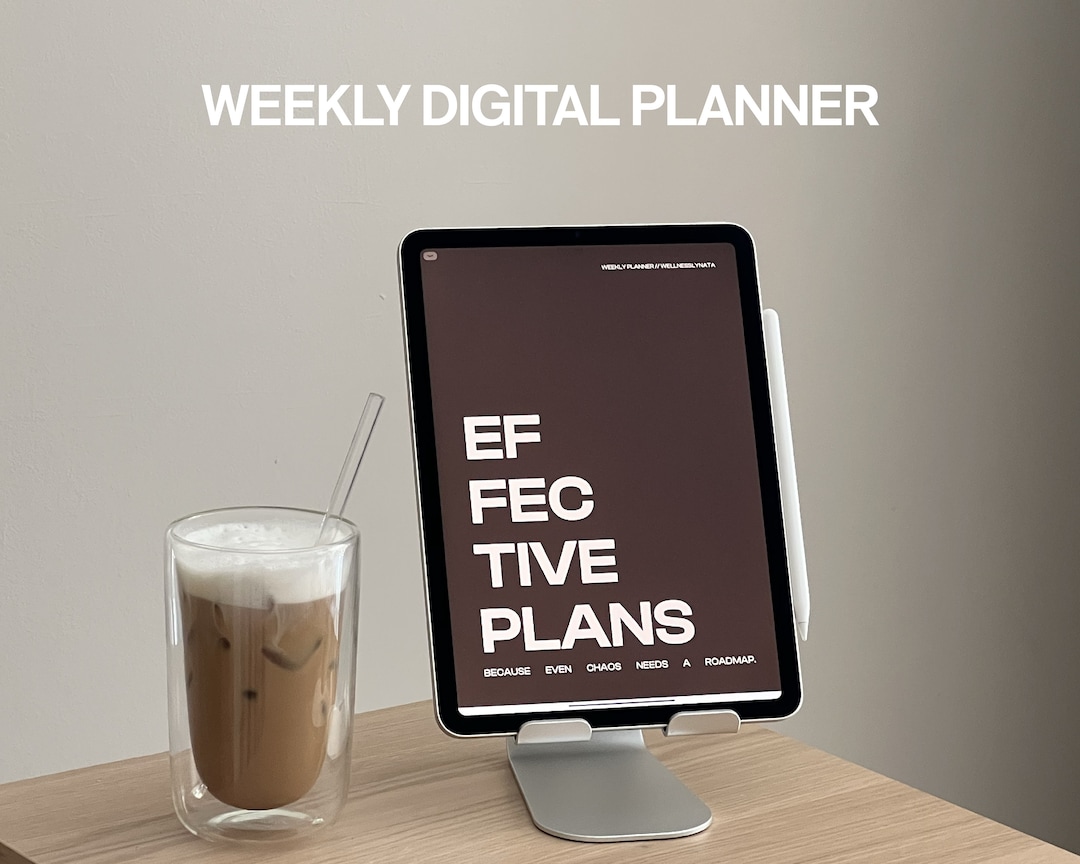 Weekly Digital Planner | Weekly Planner for Goodnotes, Notability Etc ...