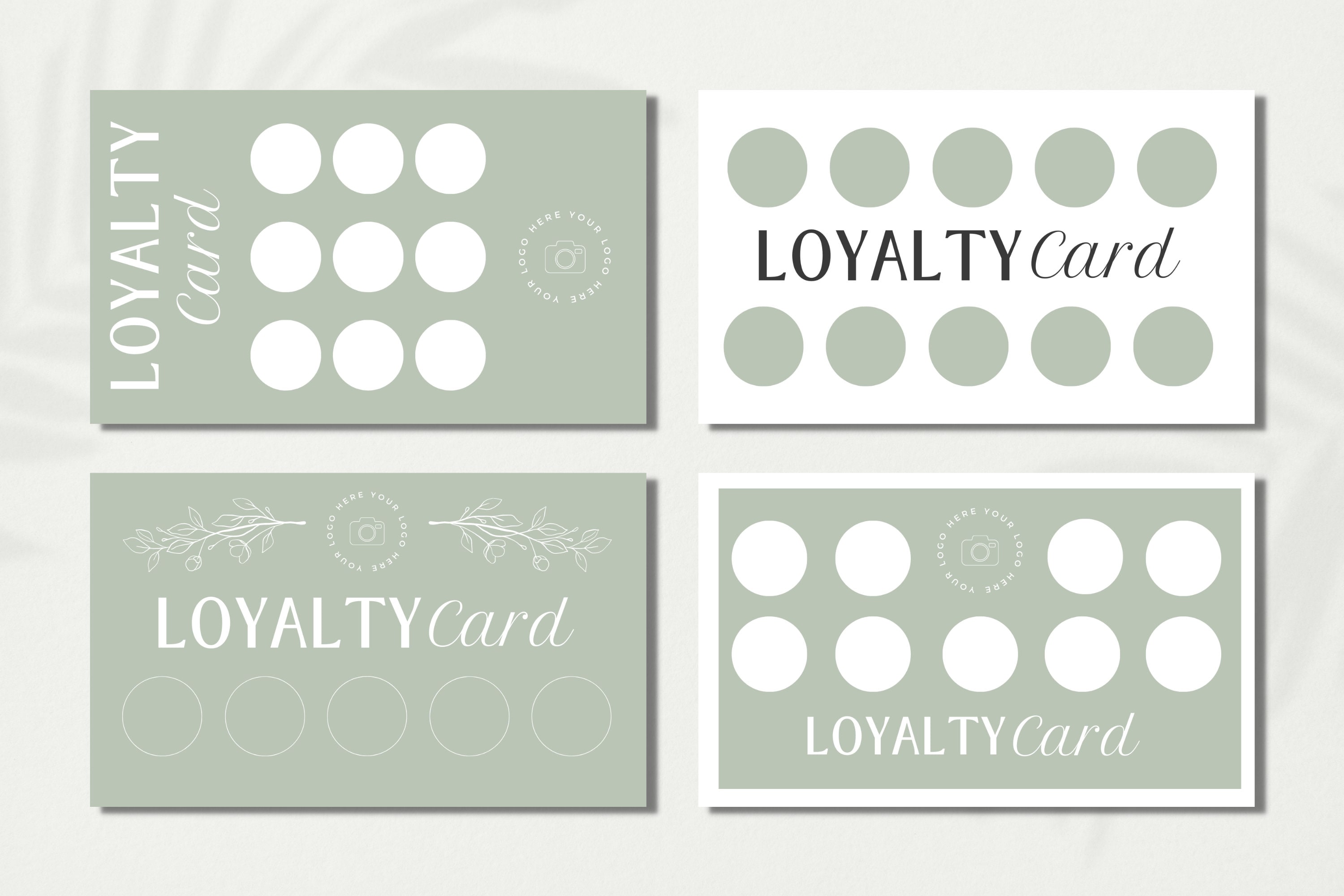 Loyalty Card Template Editable Loyalty Card Custom Loyalty Cards ...