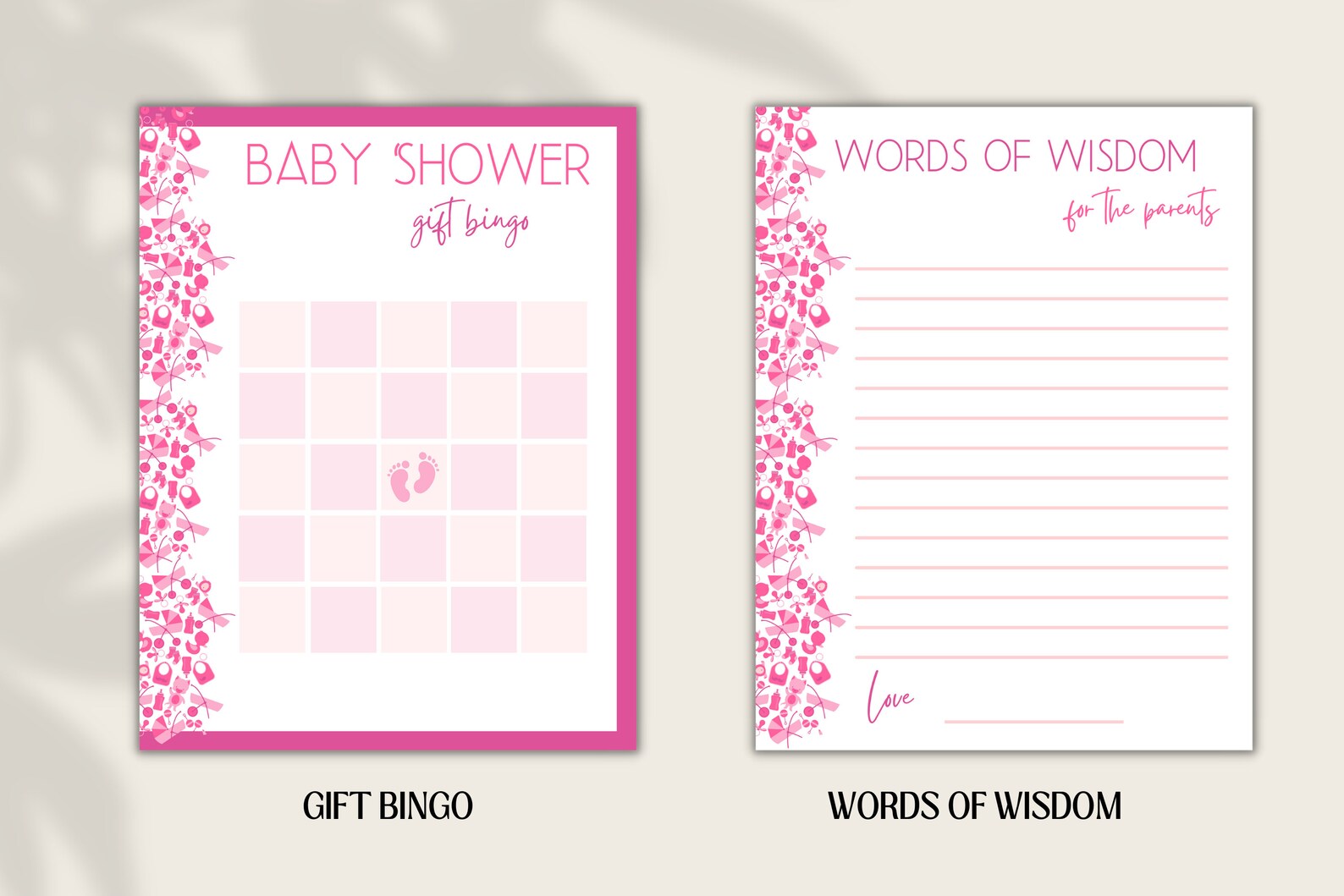 Editable Baby Shower Games Canva | Baby Shower Game | Baby Shower ...