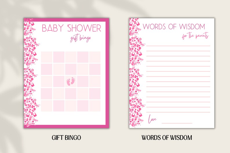 Editable Baby Shower Games Canva | Baby Shower Game | Baby Shower ...