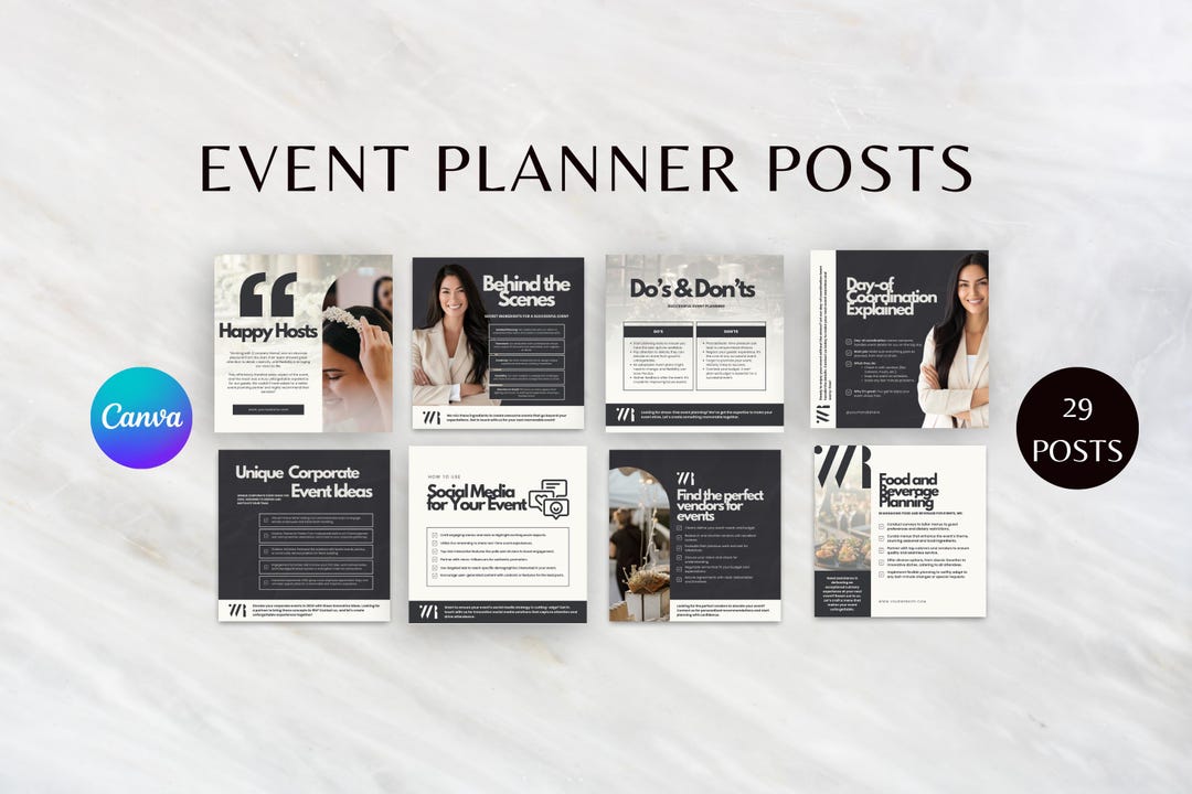 Event Planner Instagram Post | Event Planner Posts | Social Media Posts ...