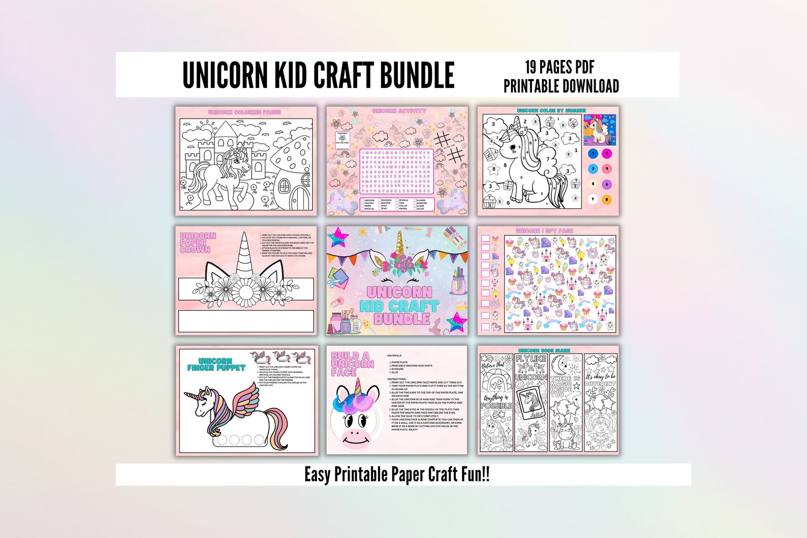 Printable Coloring Pages of Unicorns | Unicorn Printable | Unicorn ...