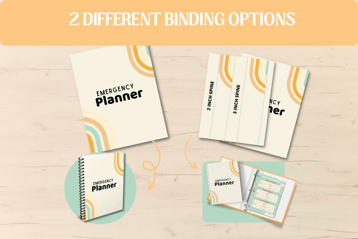 Emergency Binder Printables PDF | Family Emergency Binder | Emergency ...