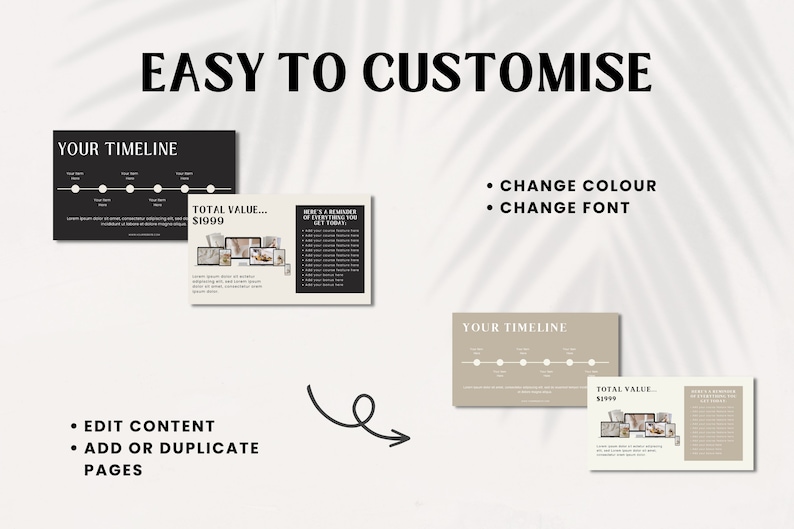Course Templates Canva | Course Workbook Template | Online Course ...