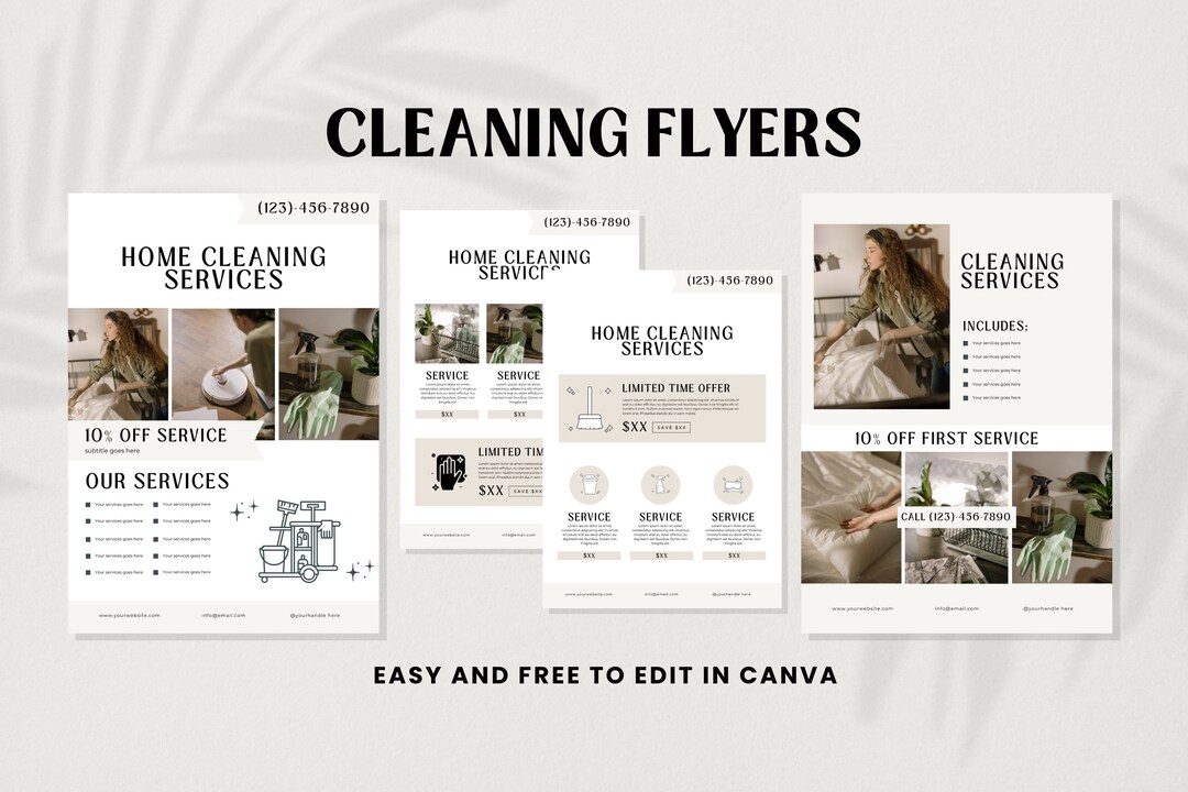 Cleaning Business Flyer Template | Small Business Flyers | Business ...