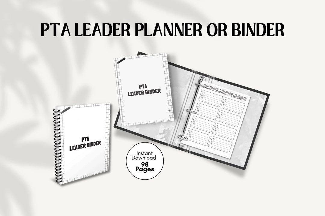 School PTA | Parent Teacher | PTA Planner | PTA Binder | Pta Flyer ...