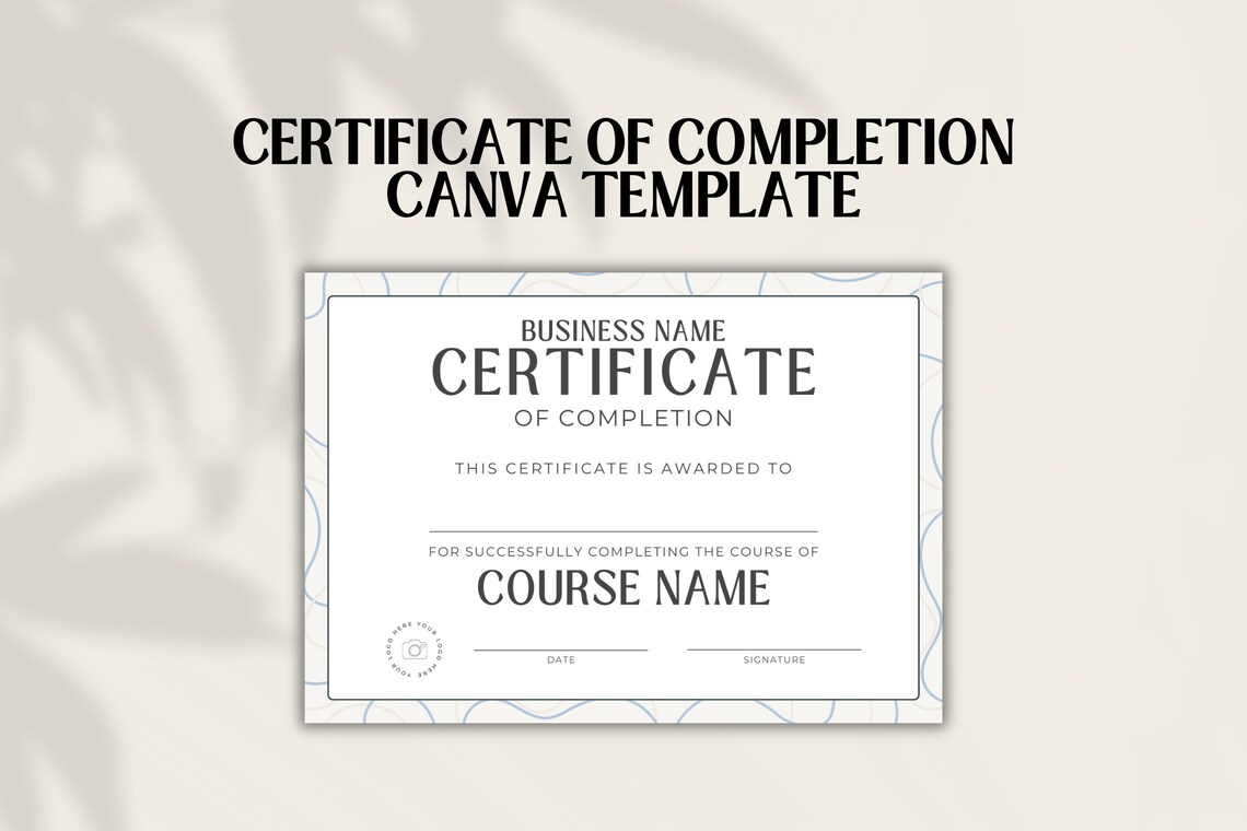 Printable Certificate of Completion | Certification of Completion ...