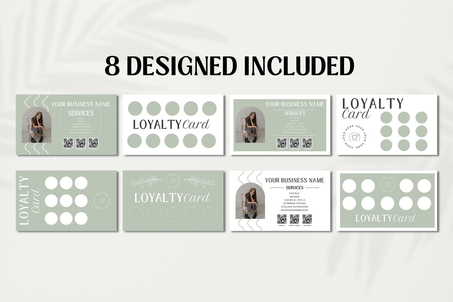 Loyalty Card Template Editable Loyalty Card Custom Loyalty Cards ...