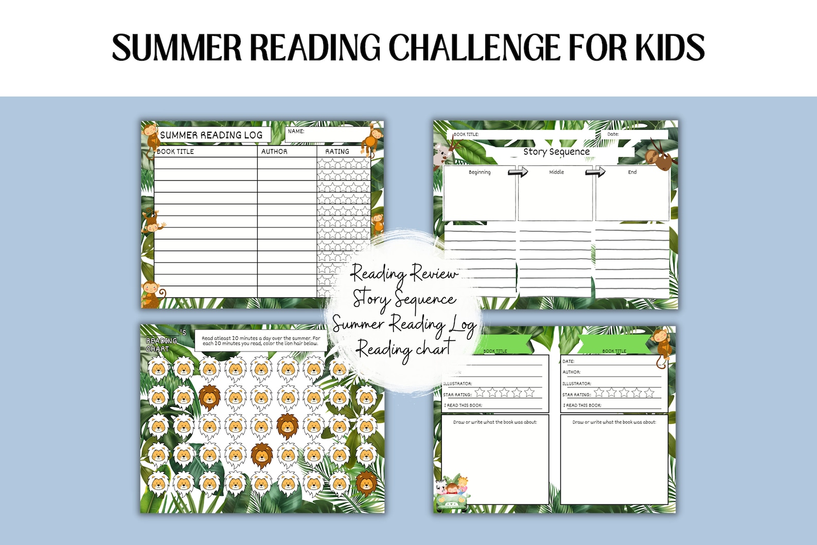 Reading Challenge Reading Challenge Printable Summer Reading Challenge ...