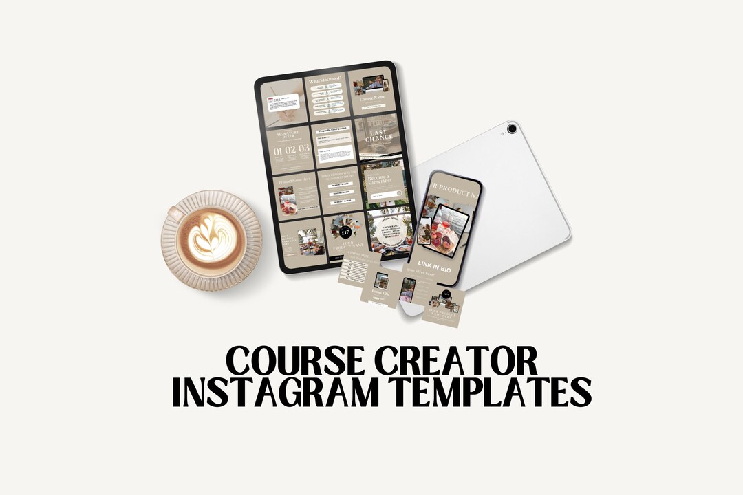 Course Templates Canva | Online Course Content Template | Canva ...