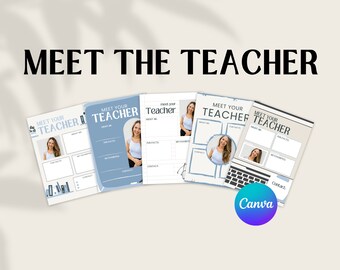 EDITABLE Meet the Teacher Template - Etsy