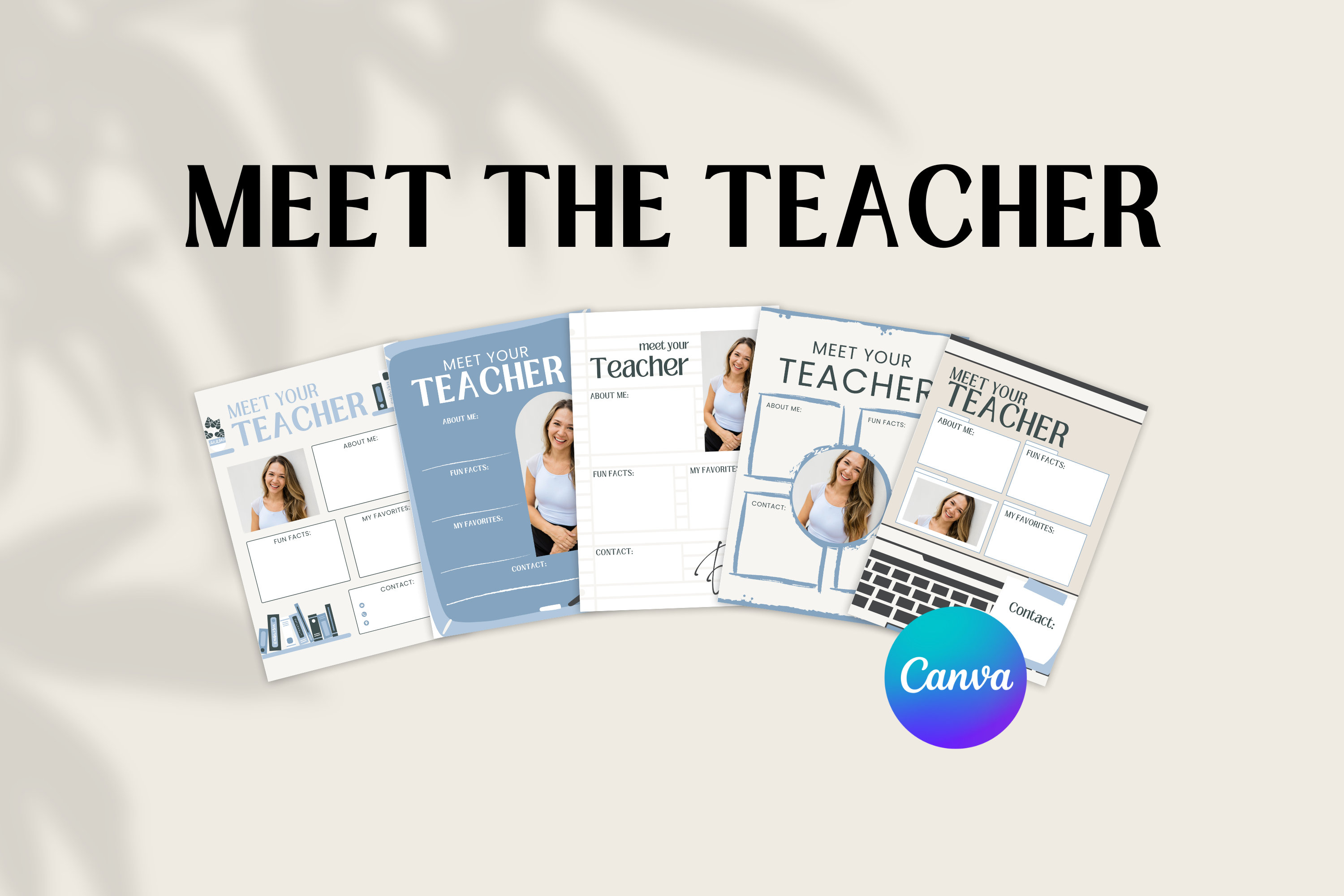 Meet the Teacher Template | Meet the Teacher Editable | Meet Your ...