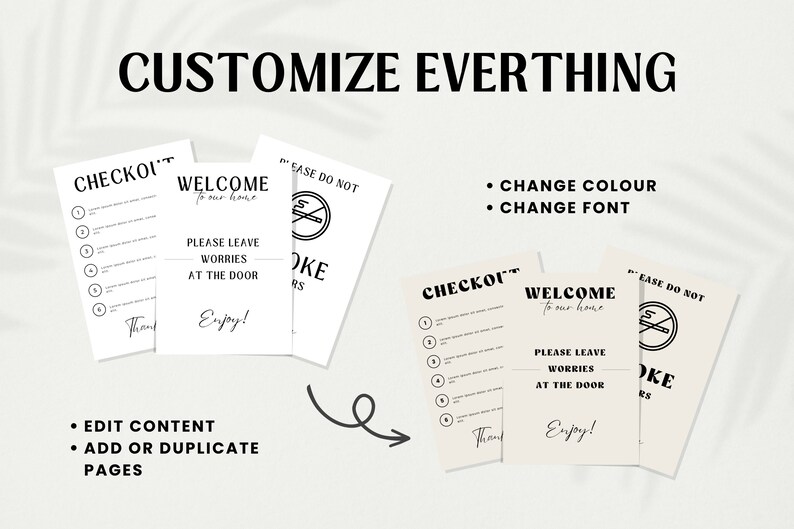 VRBO Template VRBO Check Out Instructions Template VRBO Checklist Vrbo ...