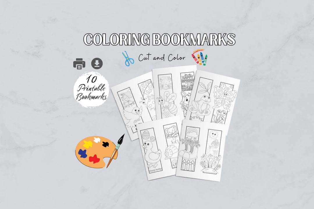 Coloring Bookmarks | Printable Bookmarks | Bookmarks to Color ...