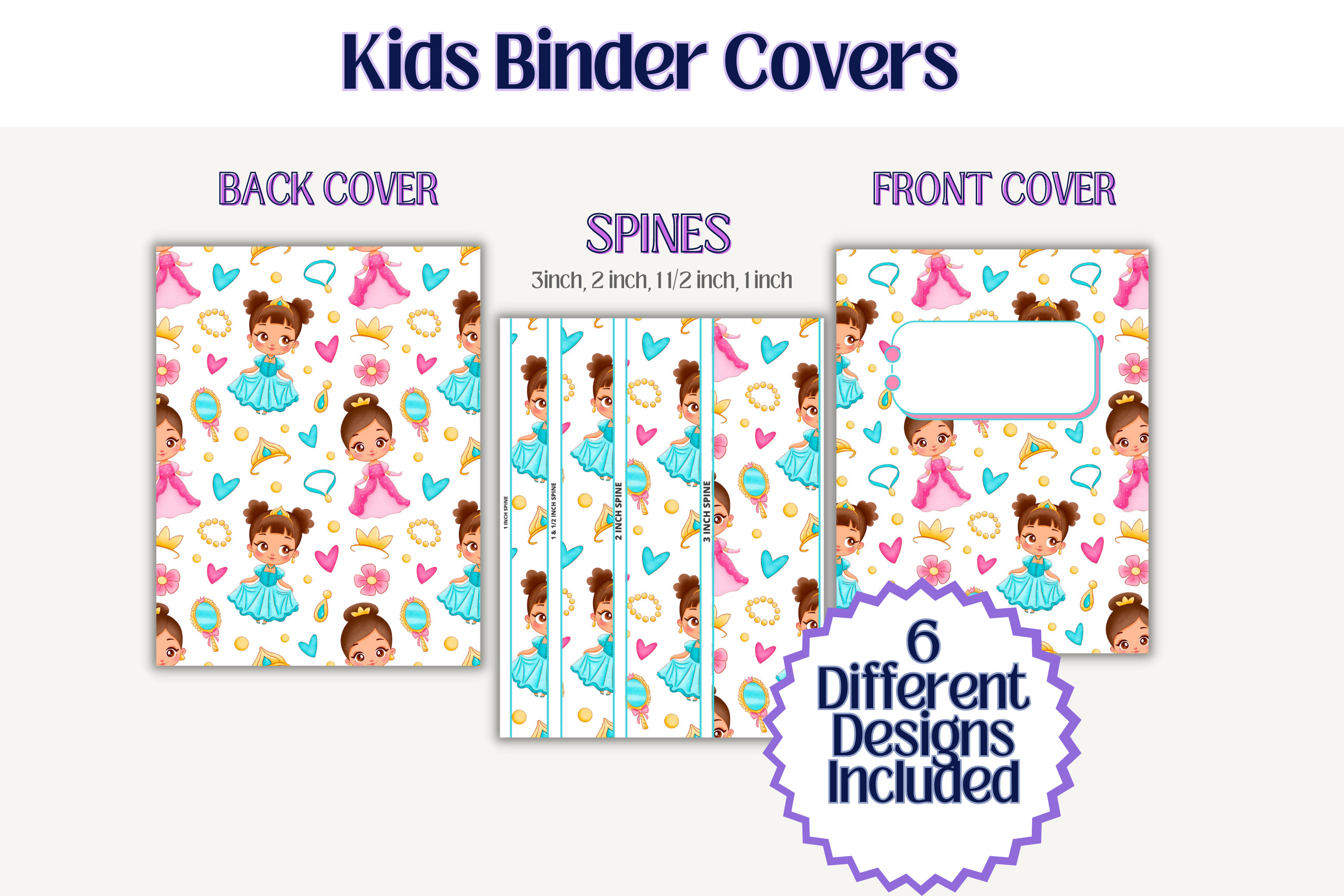 Kids Activity Binder Binder Cover Printable for Kids Printable Binder ...