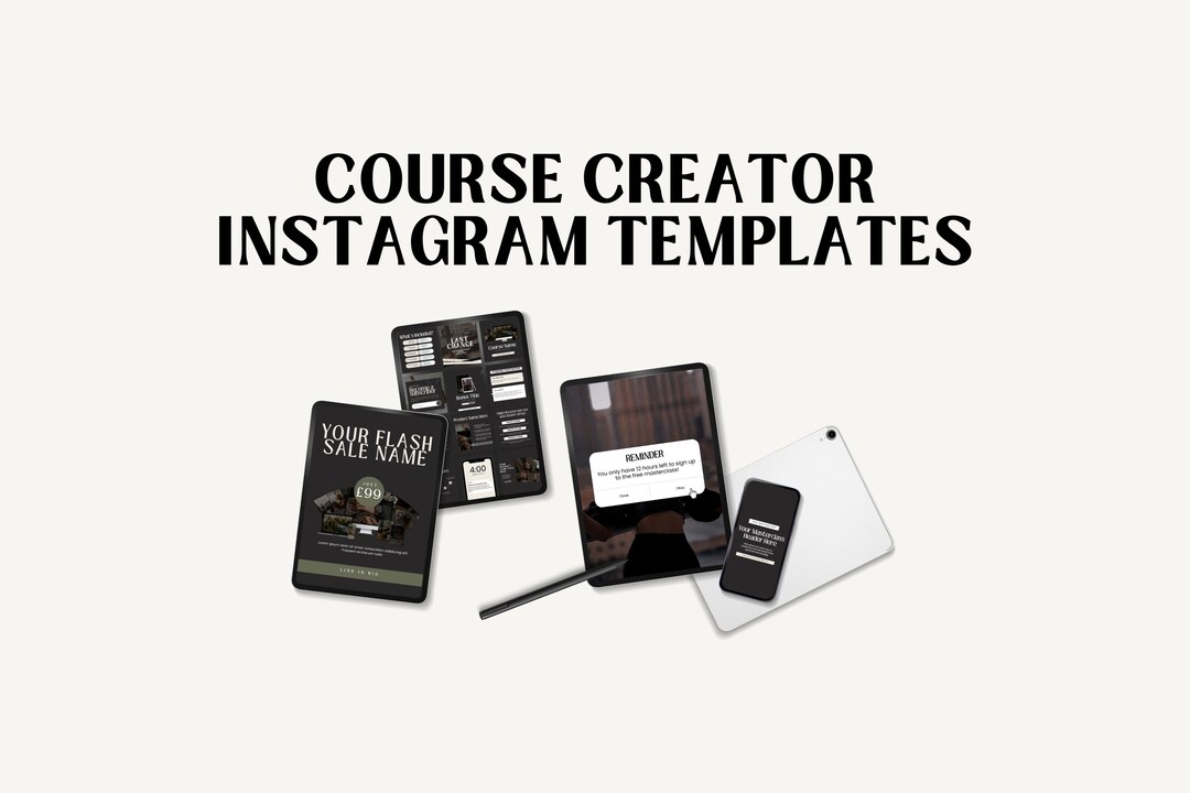 Course Templates Canva Online Course Content Template Canva Template ...