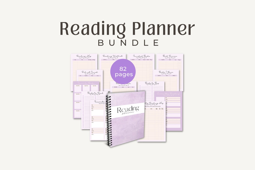 Reading Journal PDF | Reading Journal Printable | Reading Tracker ...