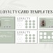 Loyalty Card Template Editable Loyalty Card Custom Loyalty Cards ...