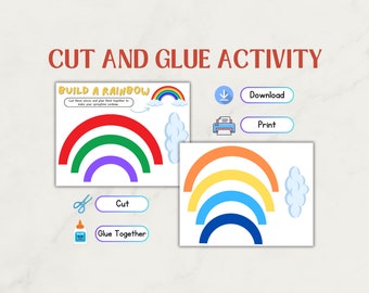 Cut and Glue Preschool Worksheet Preschool Activity Cut and Paste ...