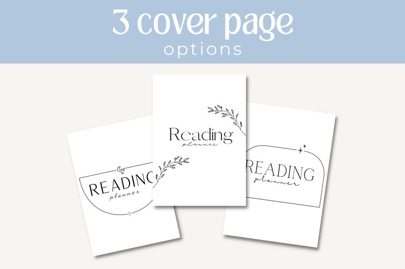 Reading Planner Printable Printable Reading Planner Journal Reading ...