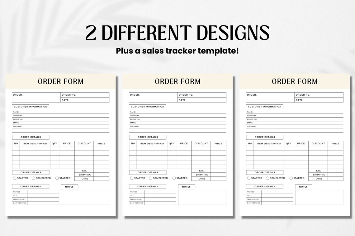 Order Form Template | Simple Order Form Template | Order Form Template ...