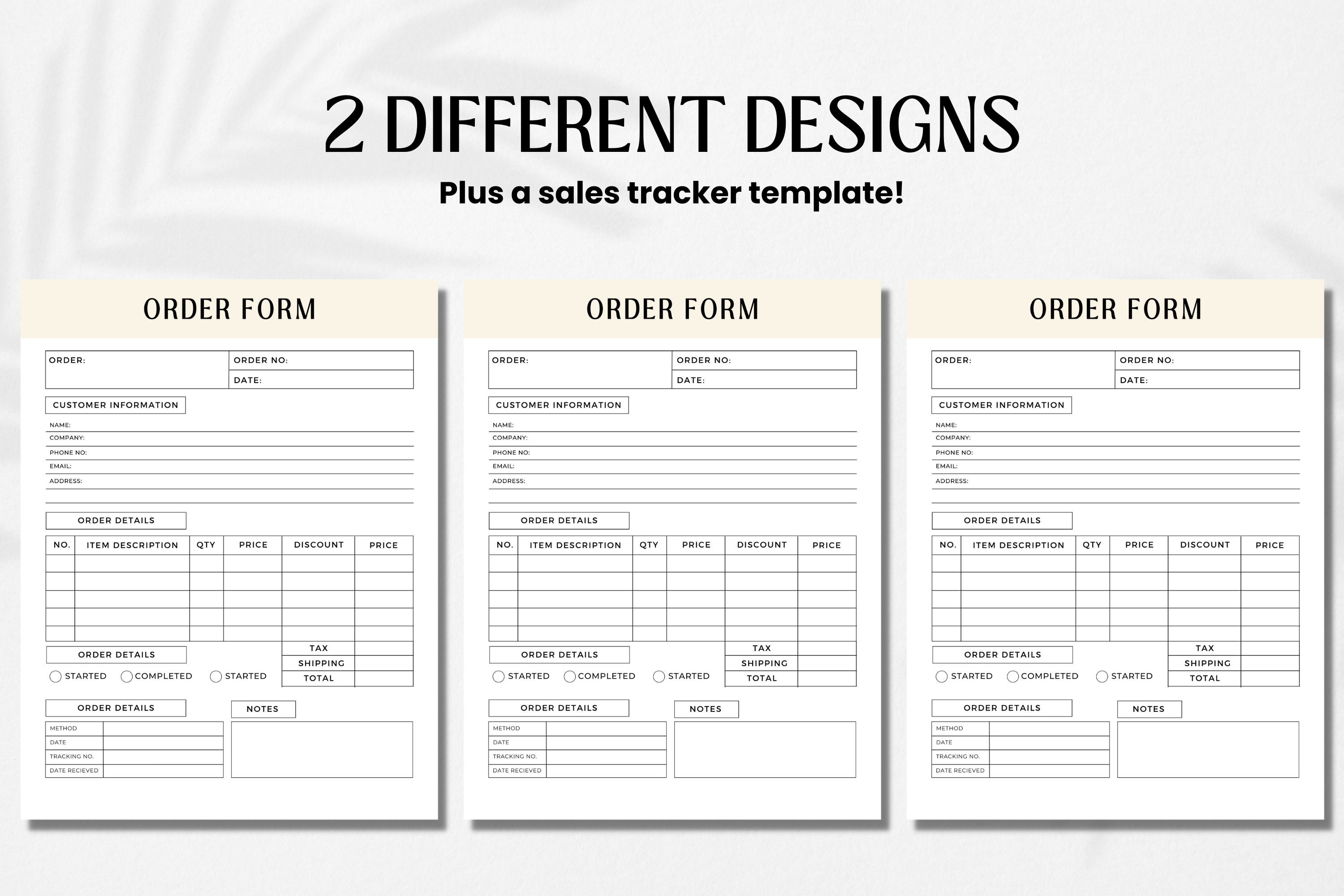 Order Form Template | Simple Order Form Template | Order Form Template ...