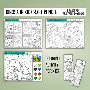 Dinosaur Craft for Kids | Dinosaur Craft Printable | Dinosaur Printable ...