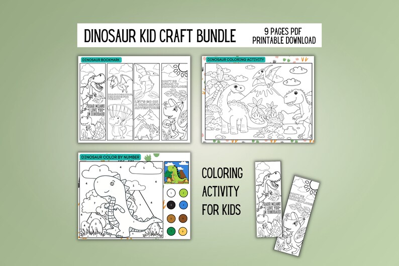 Dinosaur Craft for Kids | Dinosaur Craft Printable | Dinosaur Printable ...
