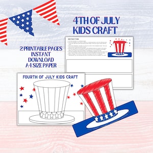 4th of July Craft | 4th of July Kids Craft | 4th July Craft for Kids ...