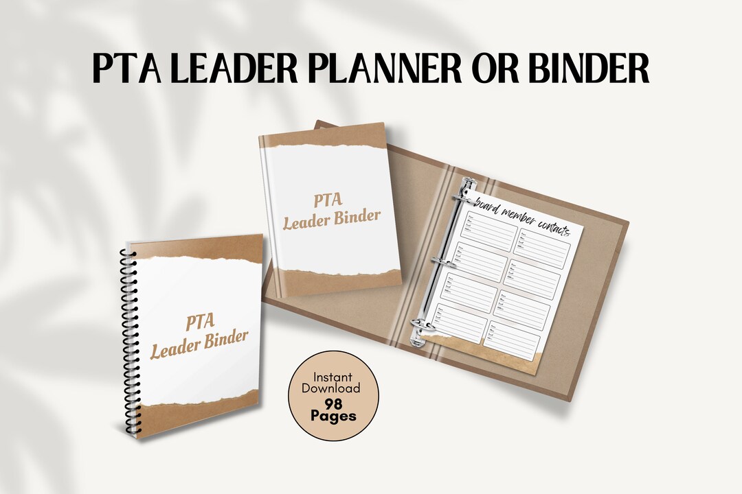 School PTA | Parent Teacher | PTA Planner | PTA Binder | Pta Flyer ...