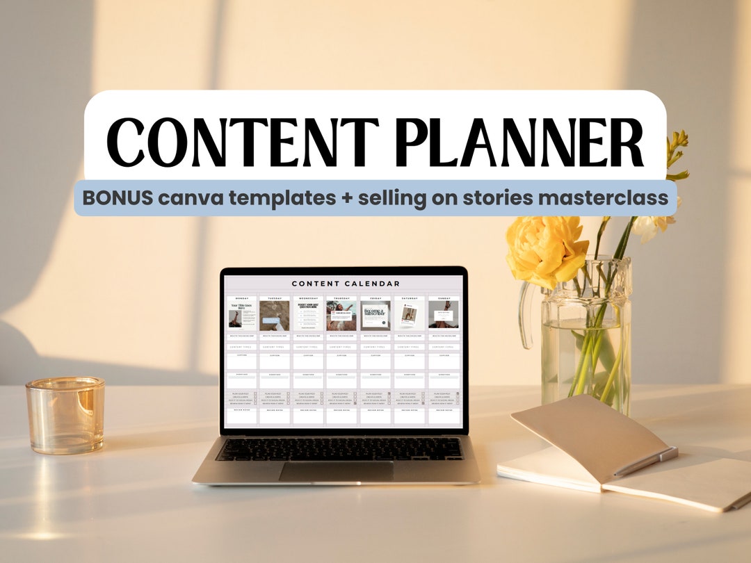 Google Sheets Social Media Planner | Social Media Post Planner | Google ...