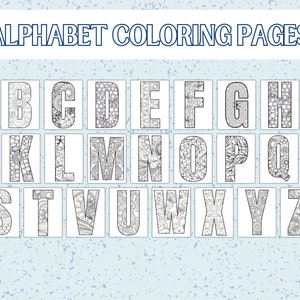 Alphabet Coloring Pages | Alphabet Colour | ABC Coloring Page ...