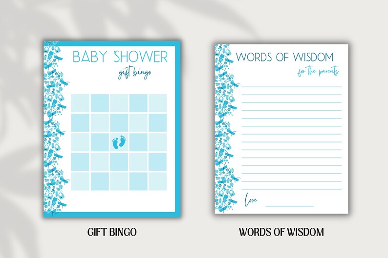 Editable Baby Shower Games Canva Baby Shower Game Baby Shower Bundle ...