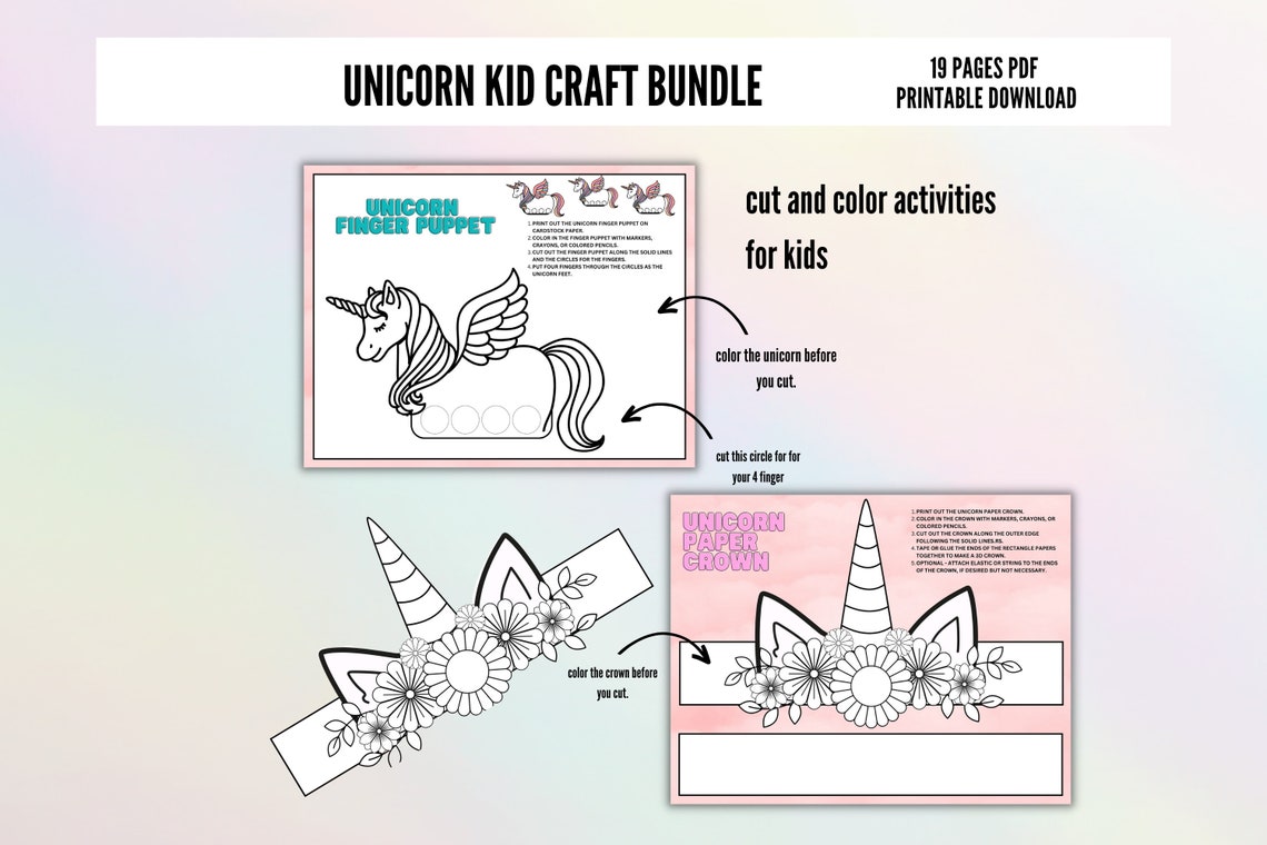 Printable Coloring Pages of Unicorns Unicorn Printable Unicorn Crafts ...