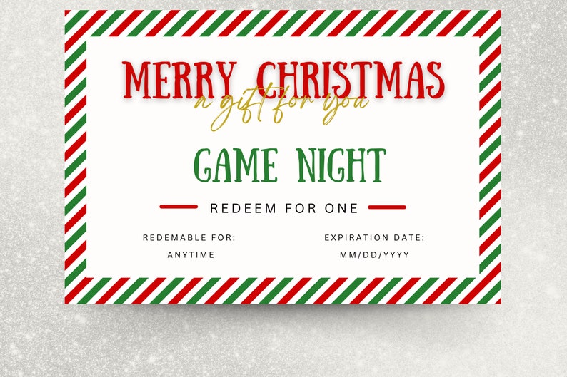 Christmas Coupons | Christmas Coupon Book | Christmas Printable Coupons ...