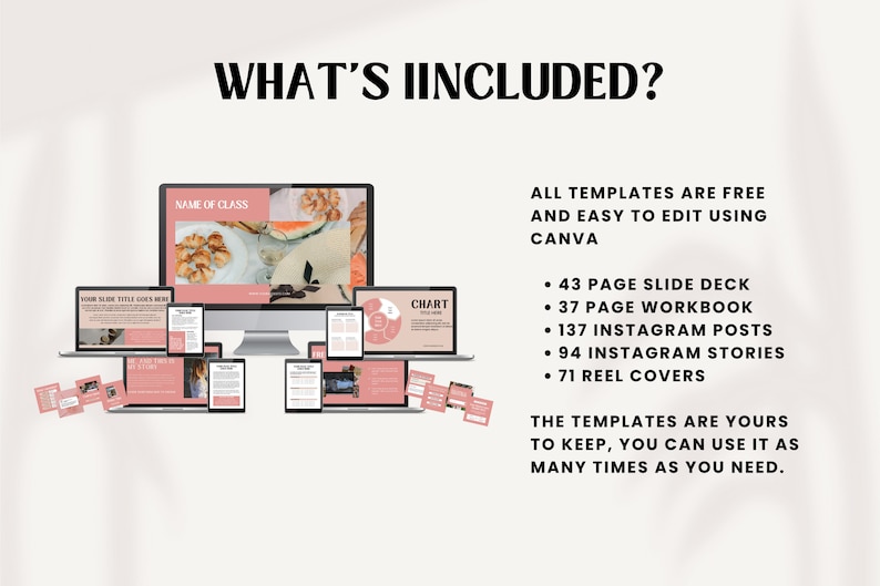 Course Templates Canva | Course Workbook Template | Online Course ...