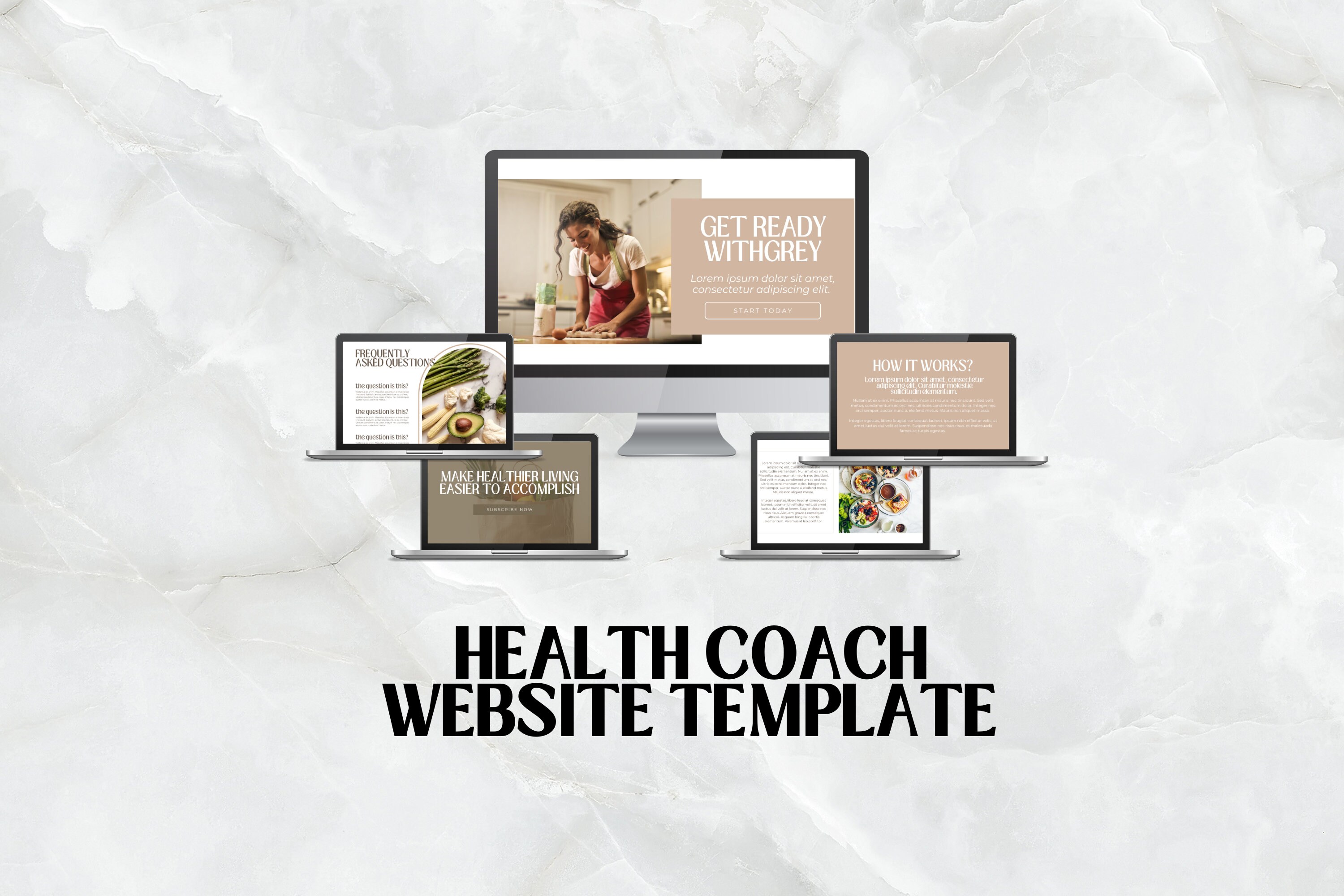 Health Coach Template | Health Coach Business | Health Coach Website ...
