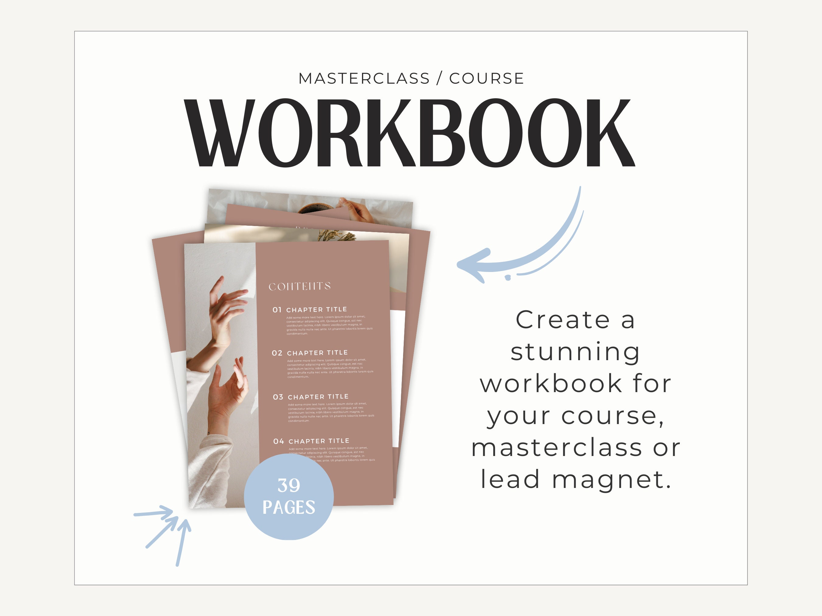 Workbook Template | Canva Workbook | Canva Templates | Coaching ...