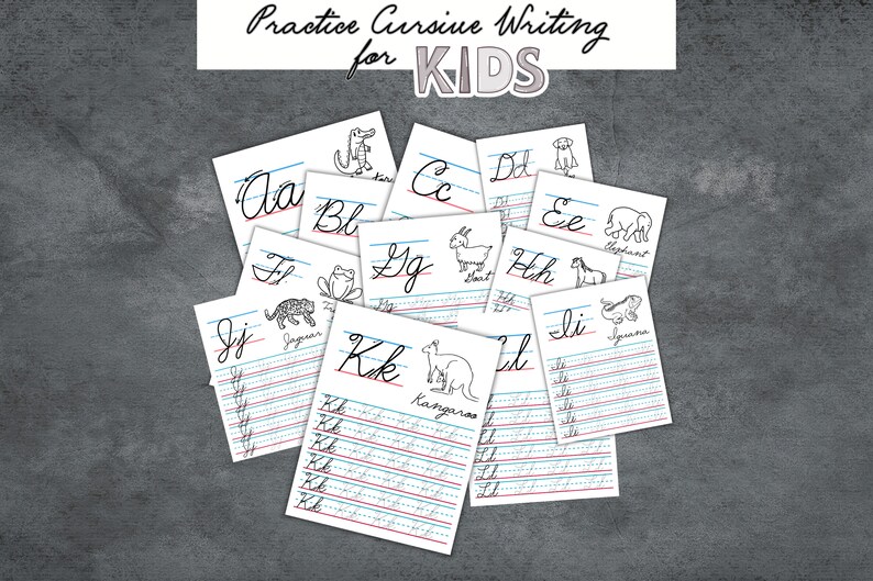 Cursive Writing Practice Sheets Printable Writing Practice Sheets ...