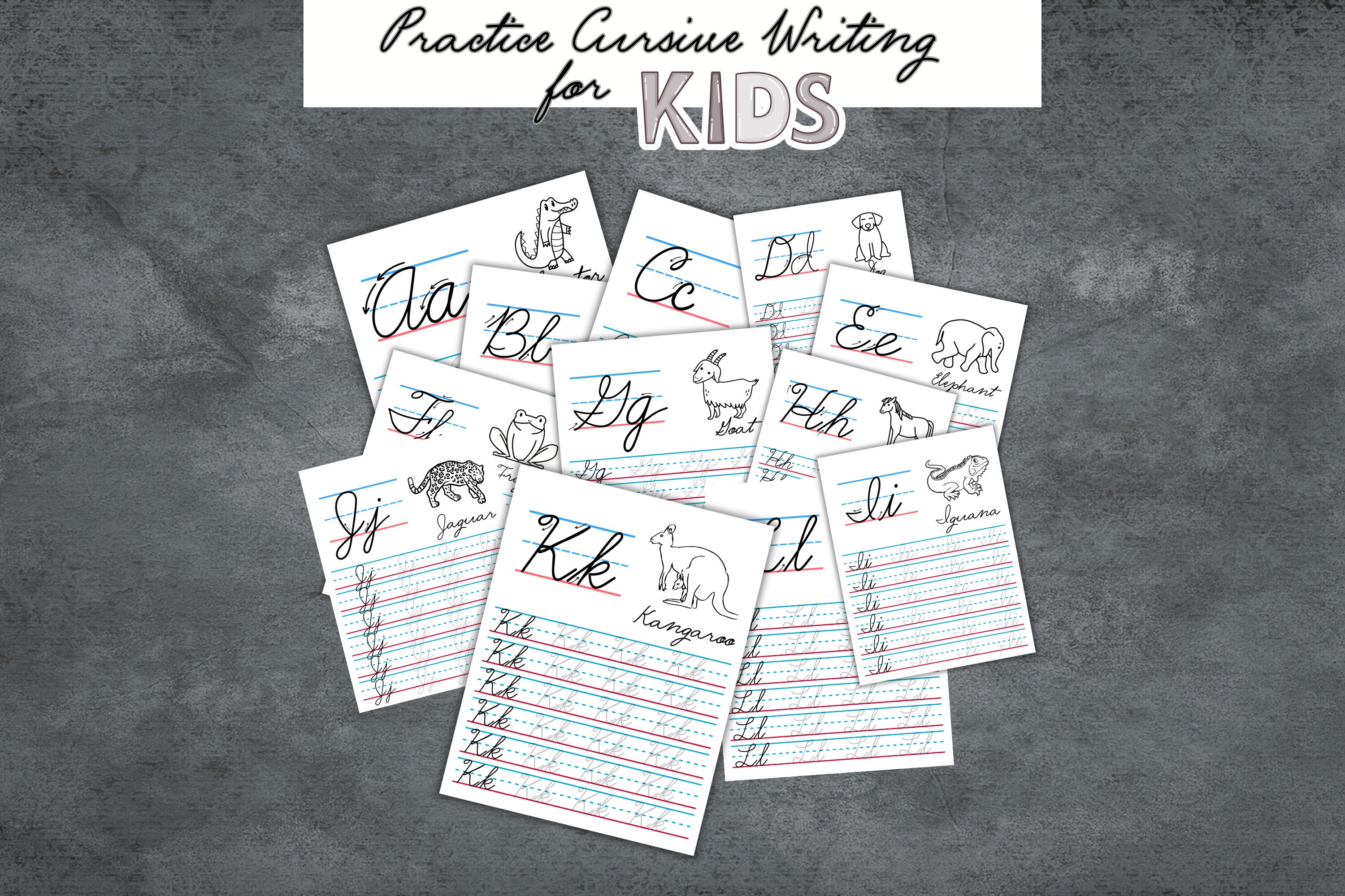 Cursive Writing Practice Sheets | Printable Writing Practice Sheets ...