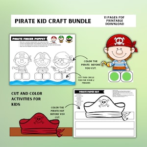 Pirate Printable Pirate Printable Activities Printable Crafts for Kids ...