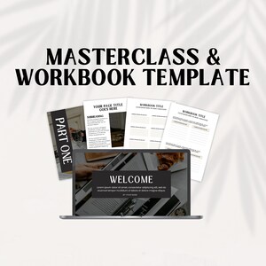 Course Templates Canva | Course Workbook Template | Online Course ...