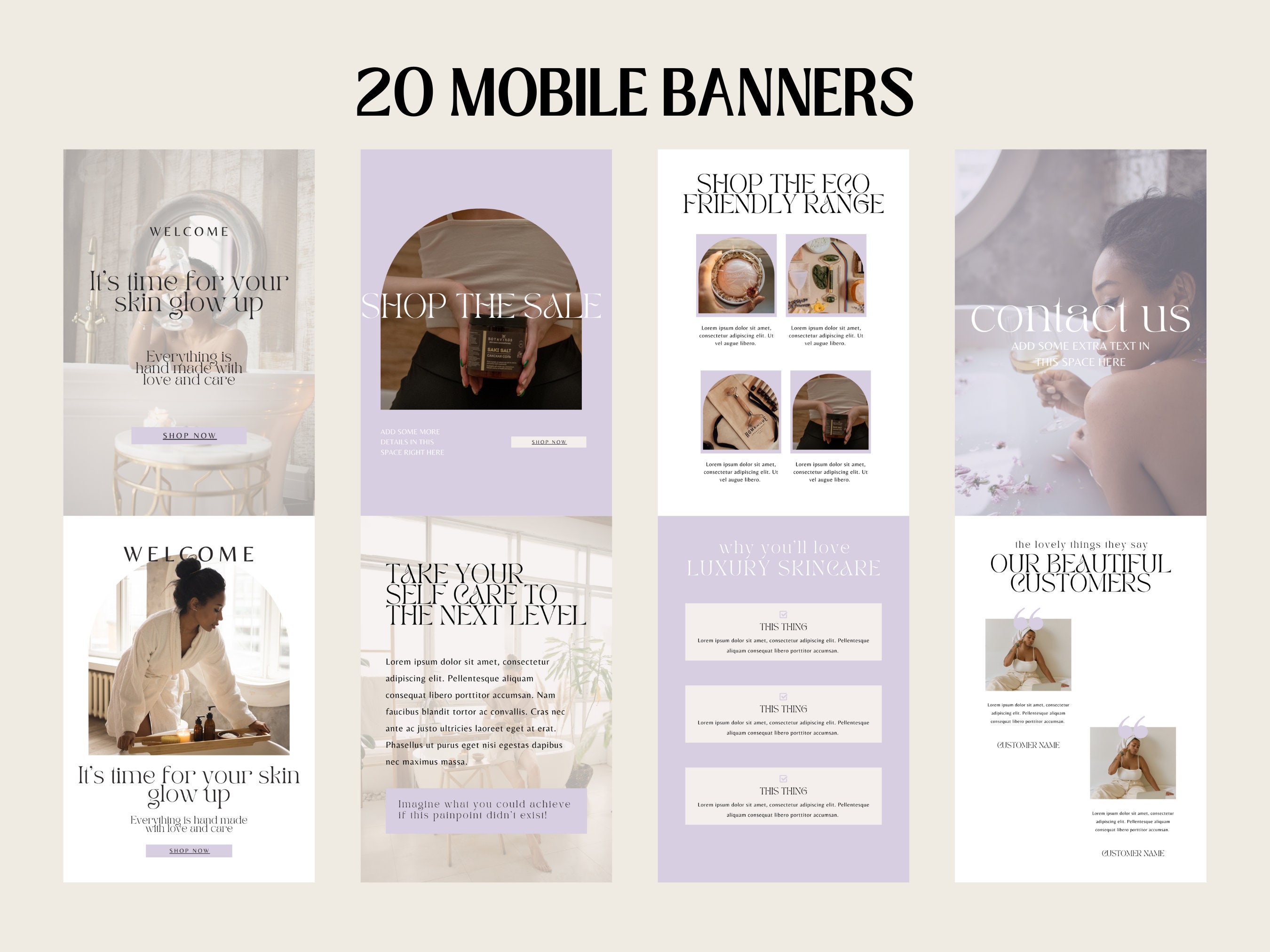 Shopify Banners Shopify Website Banner Website Template Shopify Canva ...