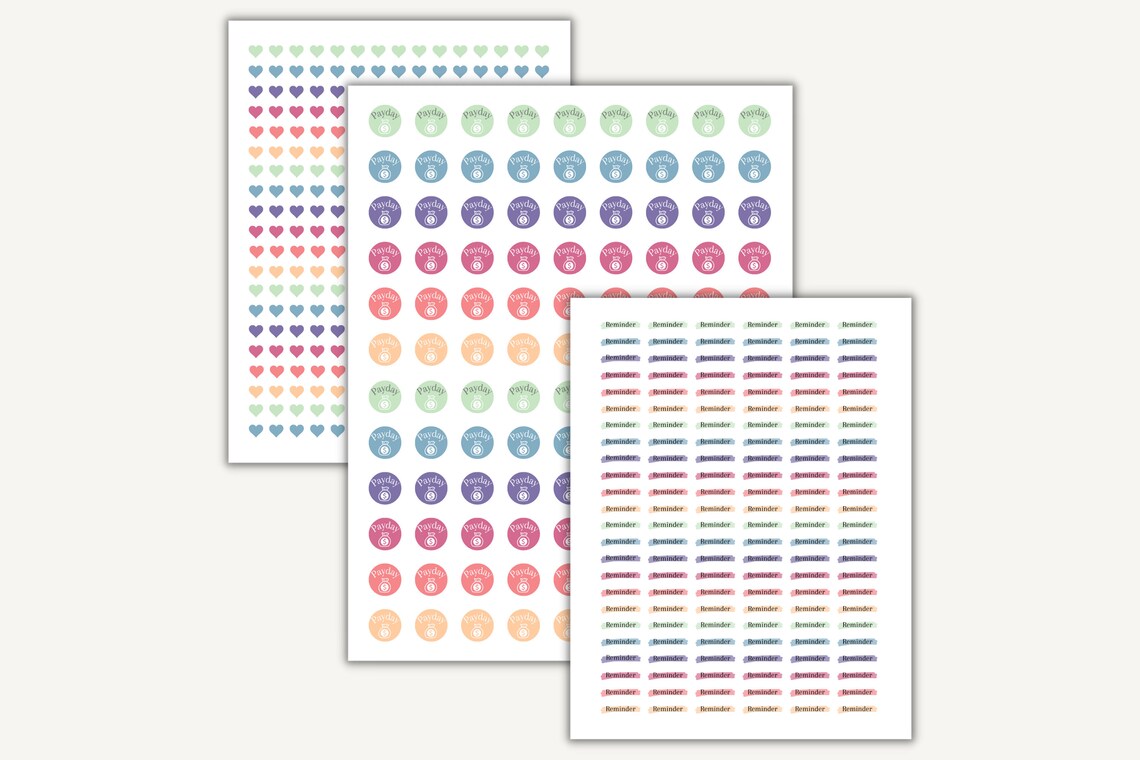 Planner Stickers Printable Planner Icon Stickers Printable Stickers ...