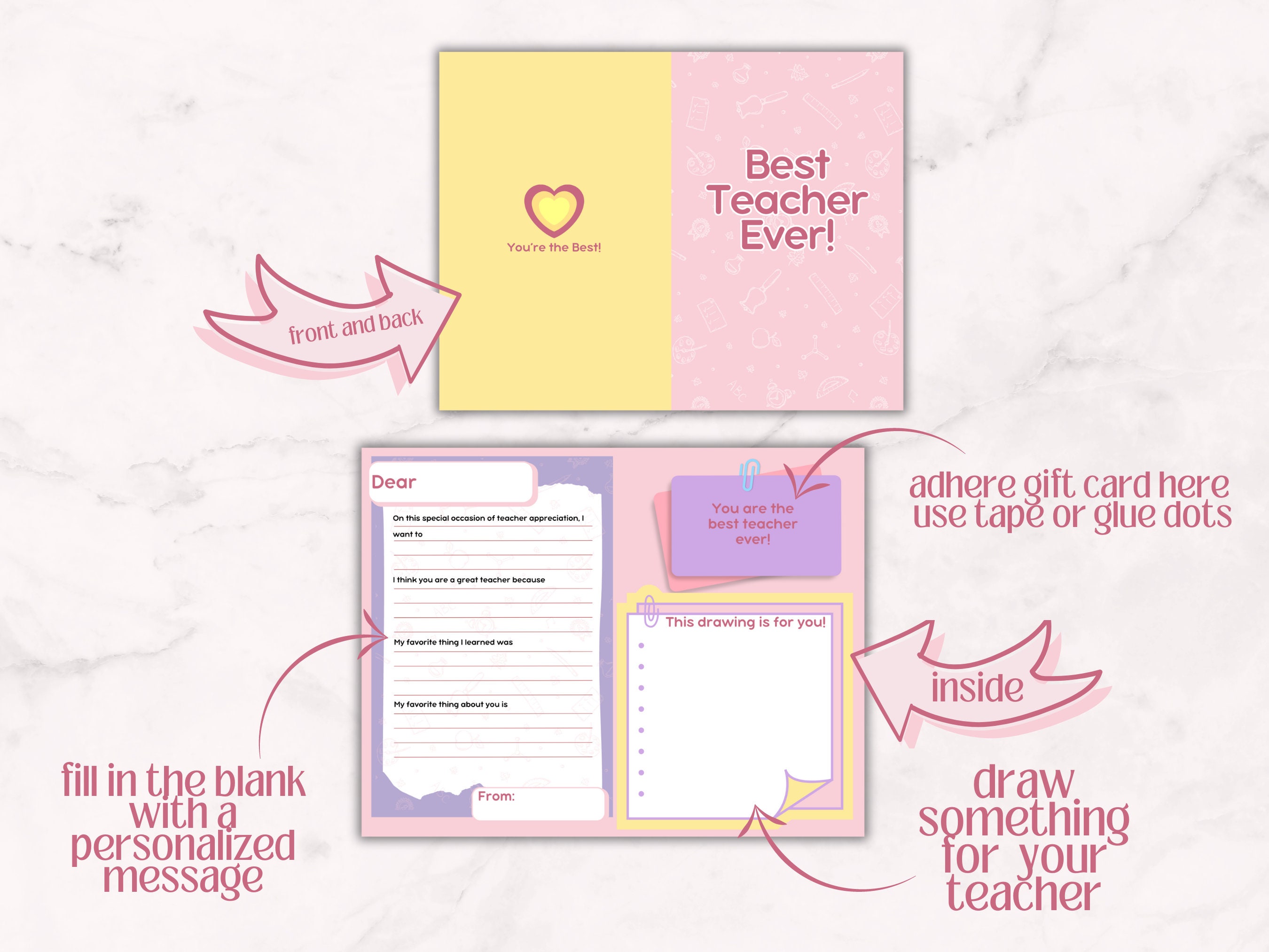 Teacher Thank You | Teacher Appreciation | Gift for Teacher | Teacher ...