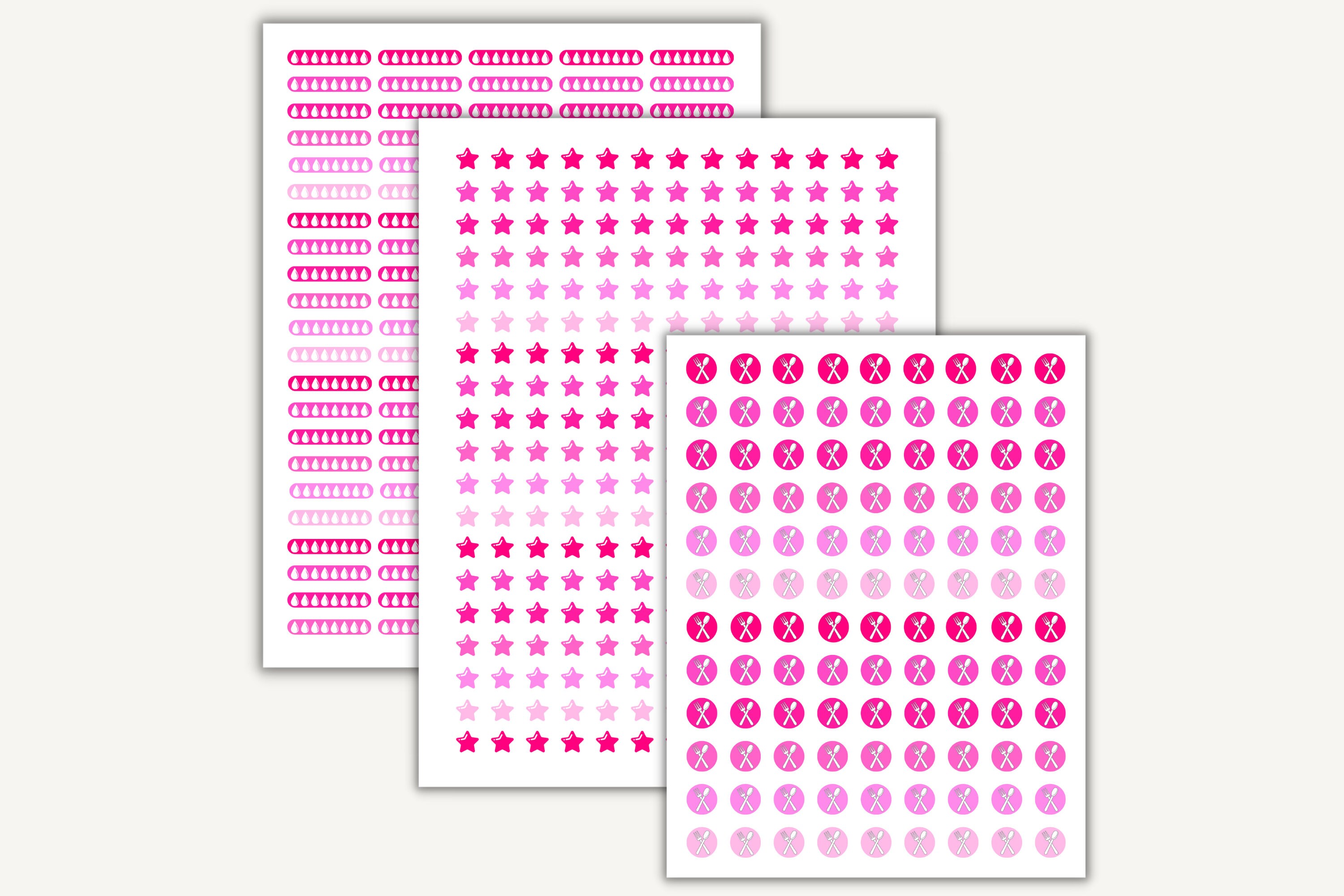 Printable Planner Sticker Sheet Printable Planner Stickers Bundle ...