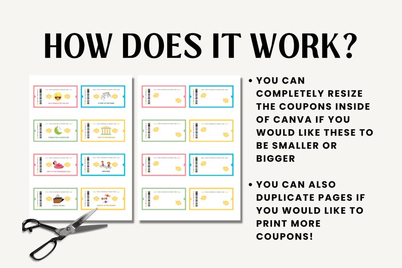 Printable Kids Reward Coupons | Rewards for Kids | Kids Reward Chart ...