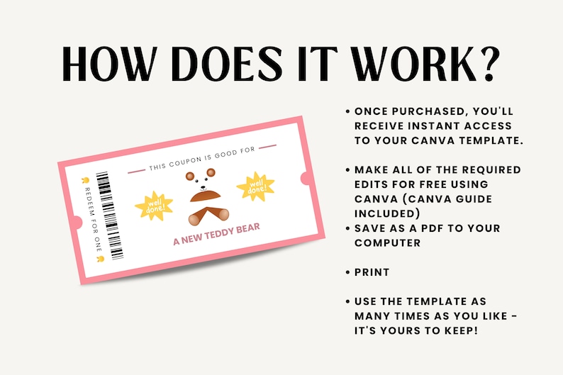 Printable Kids Reward Coupons | Rewards for Kids | Kids Reward Chart ...