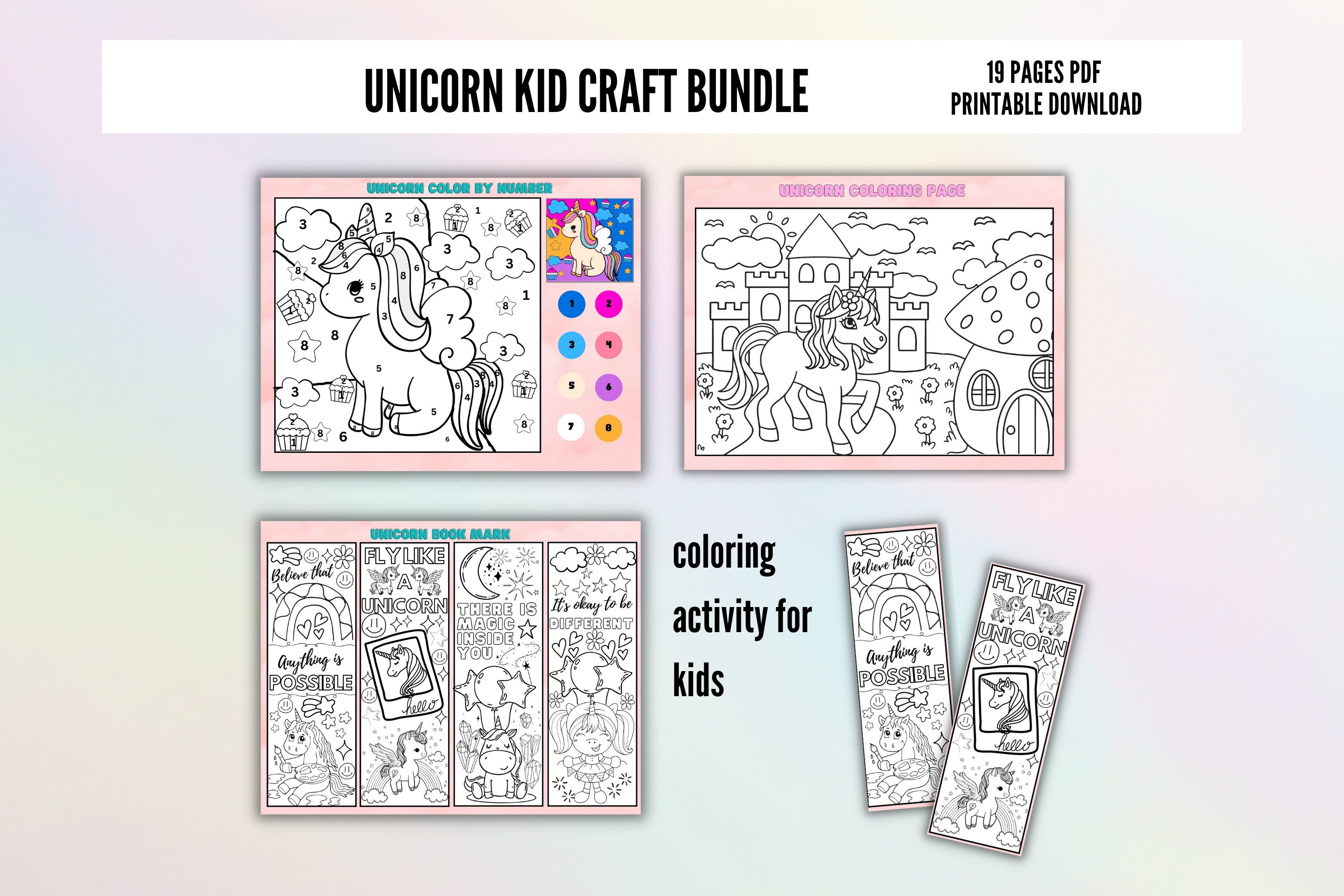 Printable Coloring Pages of Unicorns | Unicorn Printable | Unicorn ...