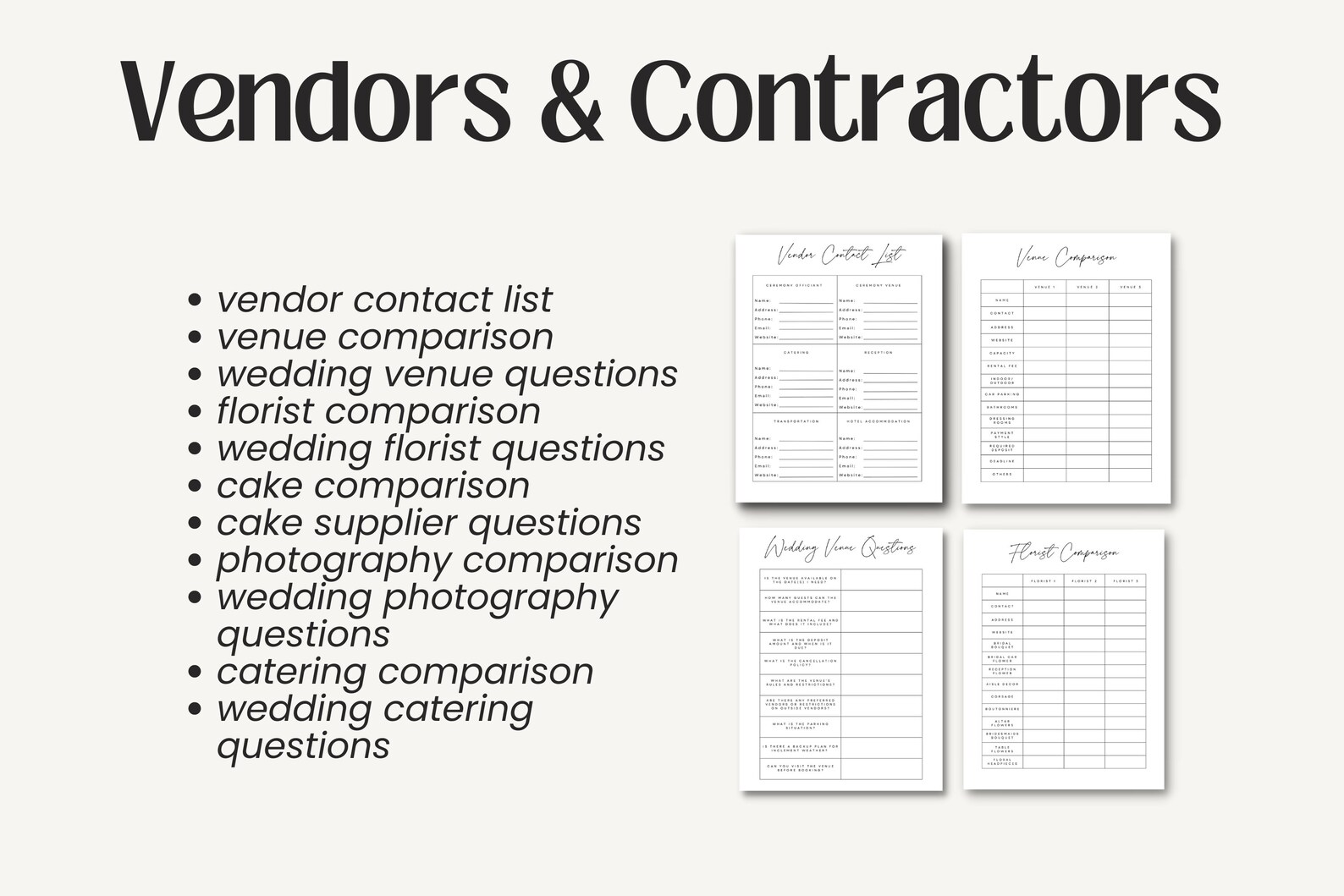 Wedding Planner Checklist PDF | Wedding Planner Guides | Dream Wedding ...